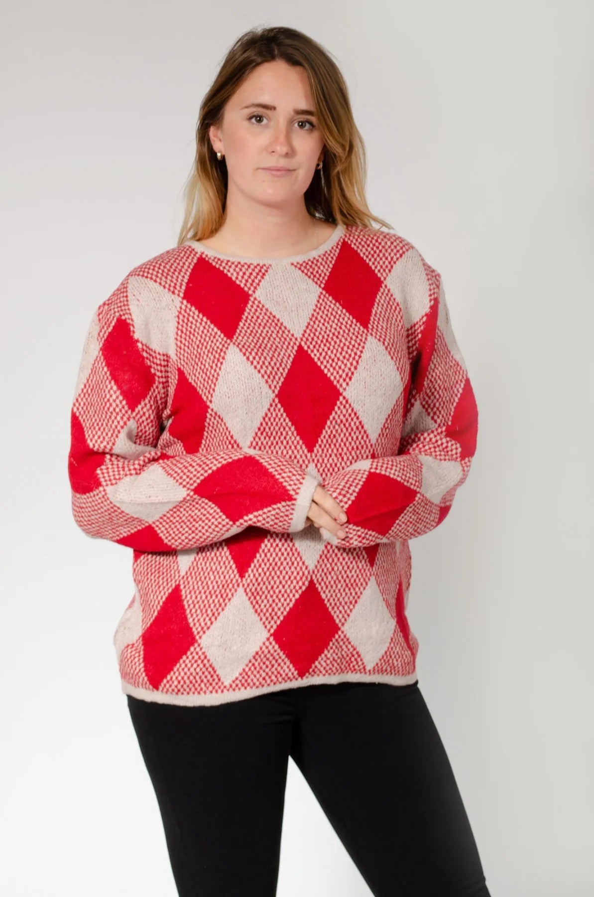 Diamond Knit Jumper – Secret Label