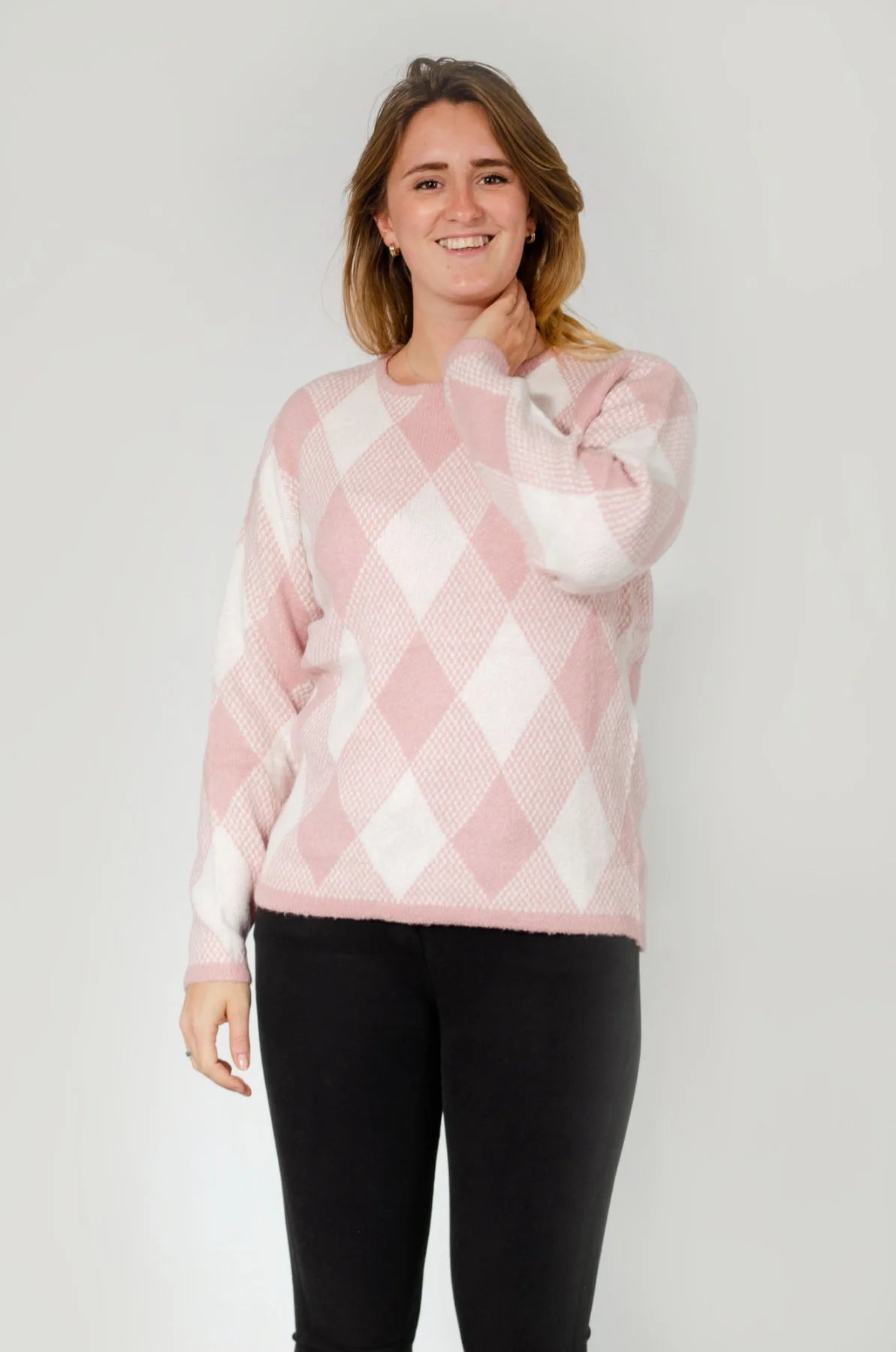 Diamond Knit Jumper – Secret Label