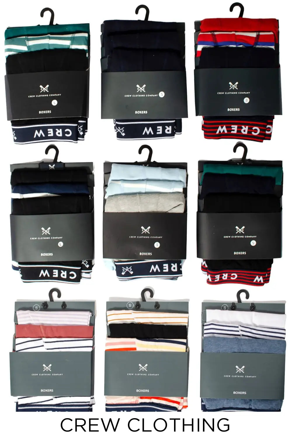 Crew Clothing Random Mix Premium Boxers (3 Pack)M – Secret Label