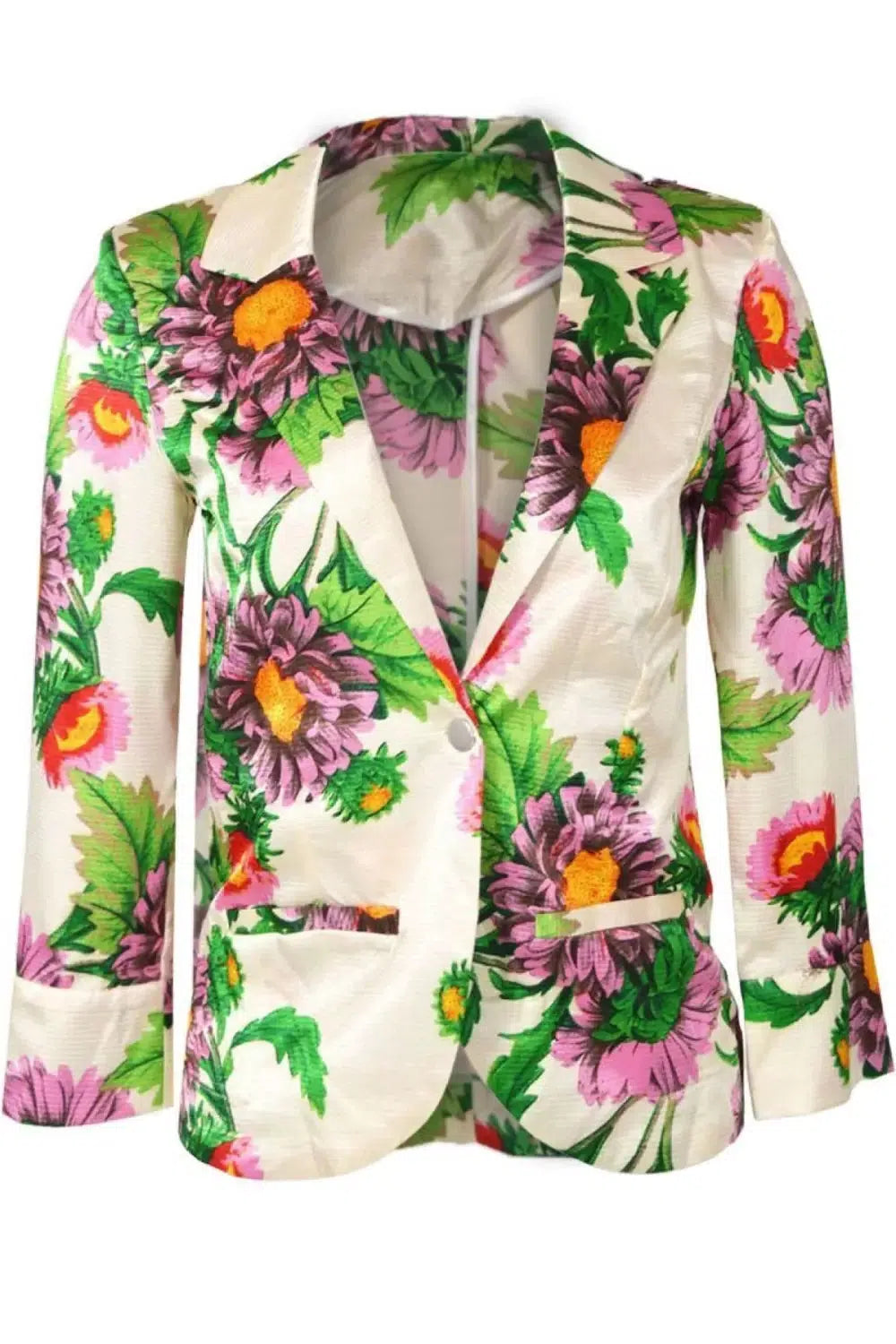 Satin Floral Jacket – Secret Label