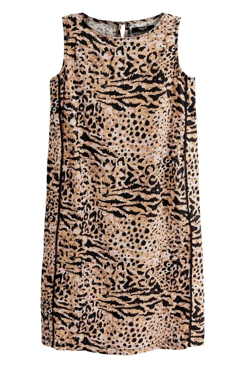 Sleeveless Linen Shift Dress – Secret Label